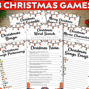 8 Christmas Games, Best Christmas Party Games, Christmas Party Games ...