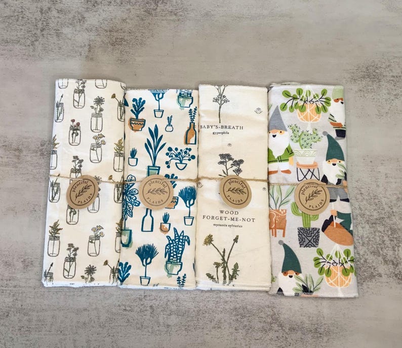 Reusable Paper Towels, 1 Ply Paperless Towels, Set of 6 - 10" X 10 ...