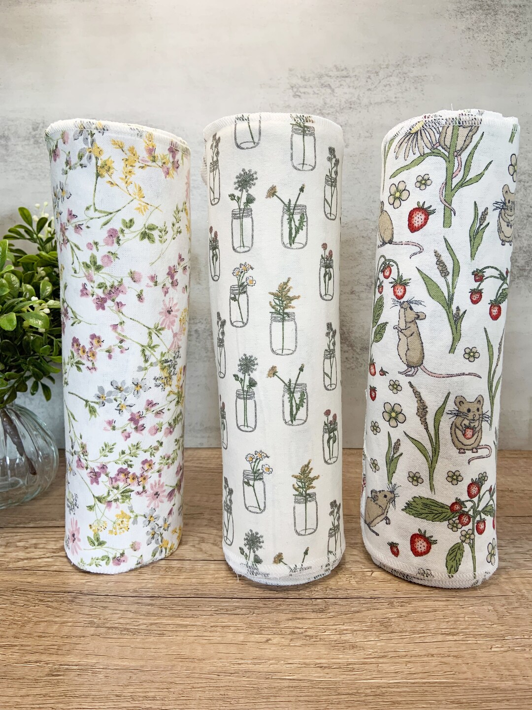 Eco-friendly Reusable Paper Towel Set - Multi Use Absorbent Cloth Wipes ...