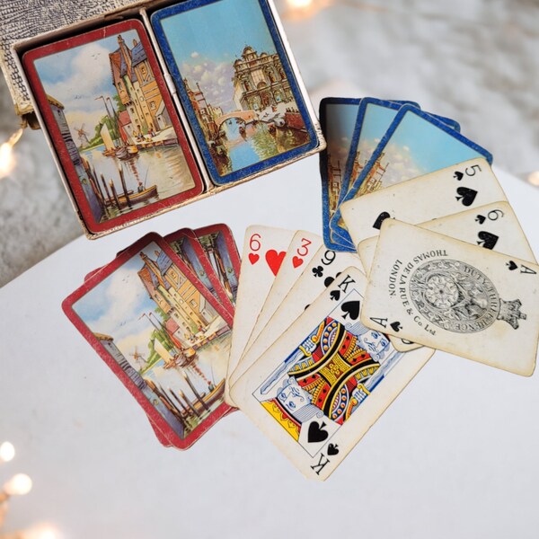 Antique Italian Playing Cards - Etsy