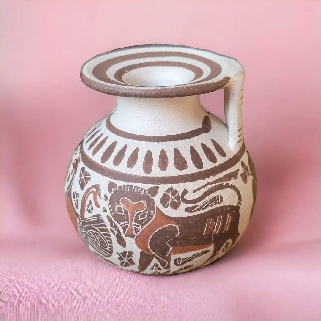 Vintage ARYBALLOS Corinth Vase Museum Quality Reproduction? Circa 600 ...