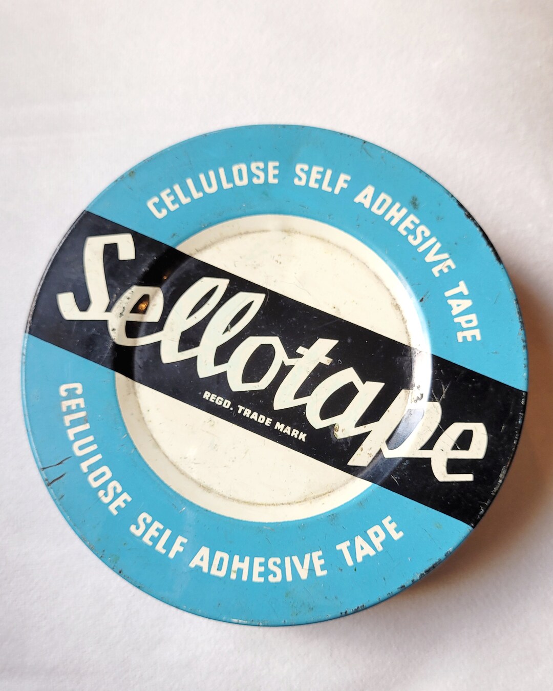 True Vintage Sellotape Tin 1950s Cellulose Self Adhesive Tape - Etsy