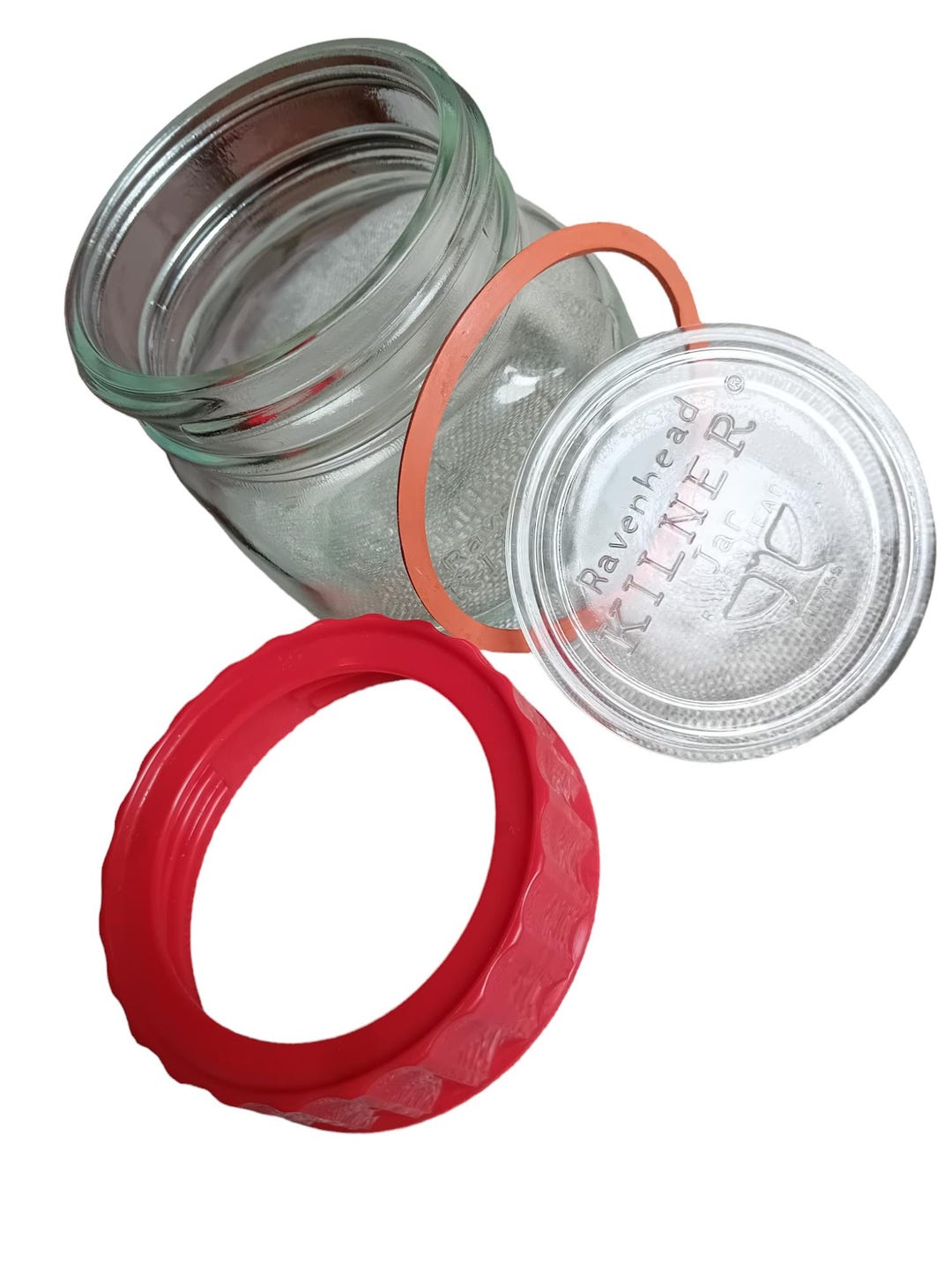 Vintage Ravenhead Kilner Glass Jar 1970s 500ml Jam Jar Preserve ...