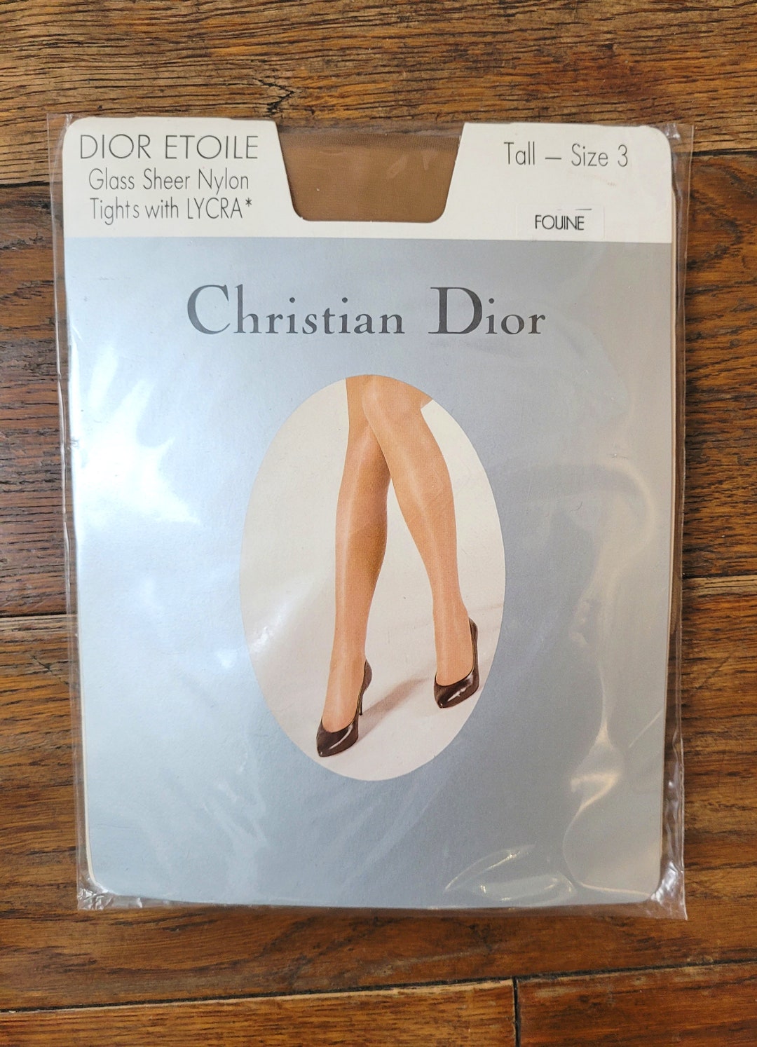 Vintage Christian Dior Tights Designer Vintage Nude Tights - Etsy