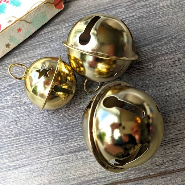 Large Gold Bell - Etsy