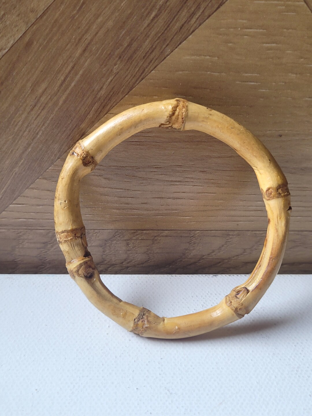 Vintage Hand Crafted Real Bamboo Handmade Bangle Bracelet Pagan Gift ...
