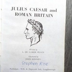 Vintage Julius Caesar and Roman Britain Lady Bird Book 1959, an ...