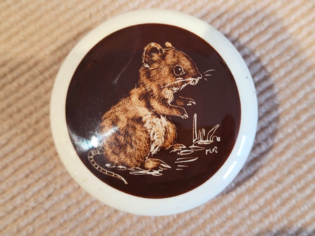 Vintage Snowdon Pottery Beddgeler Mouse Trinket Dish, Door Mouse Gift ...