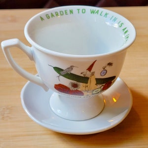 Vintage Hendricks Gin Tea Cup and Saucer Collectable cultivate the ...