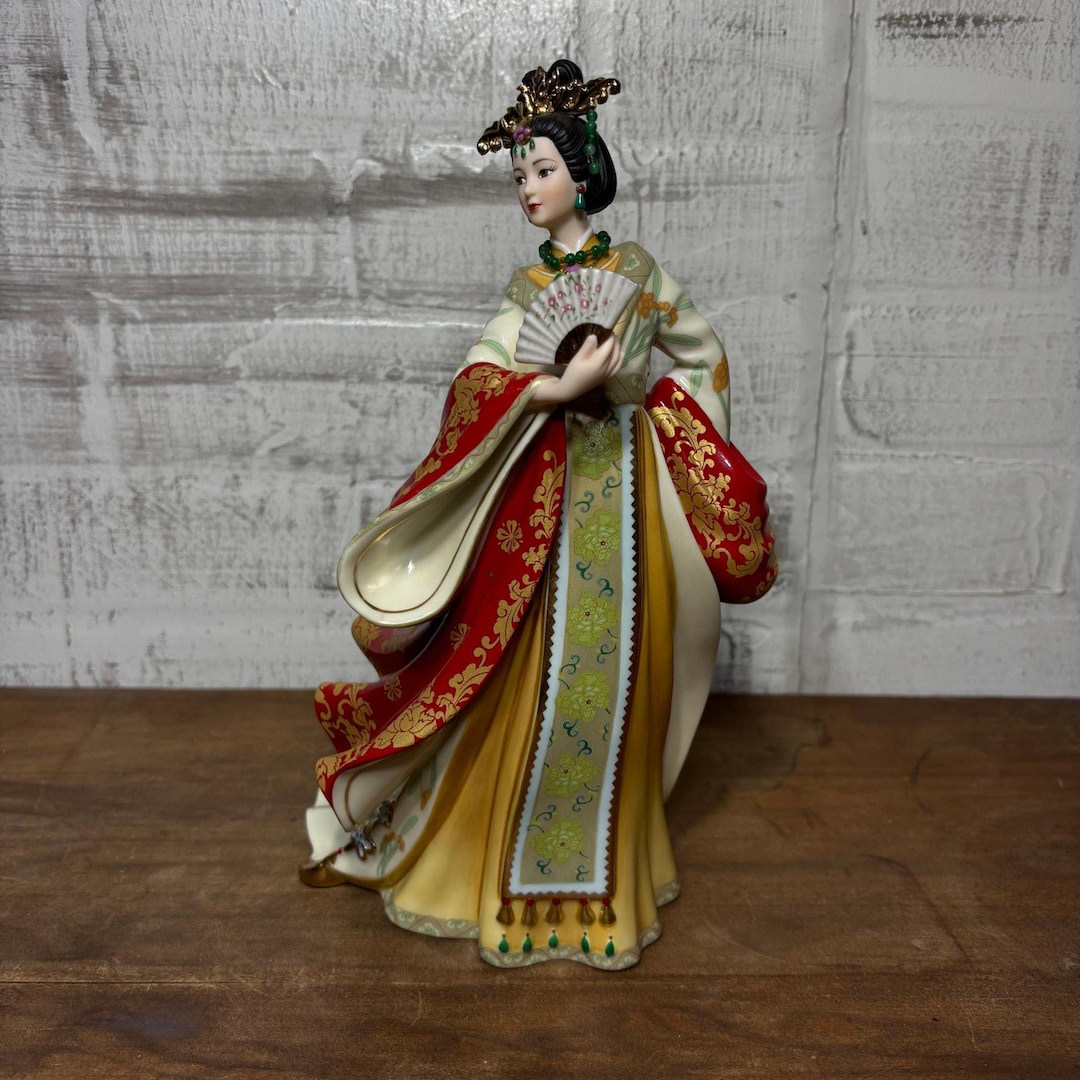 Danbury Mint Lena Liu Jade Empress Porcelain Figurine - Etsy