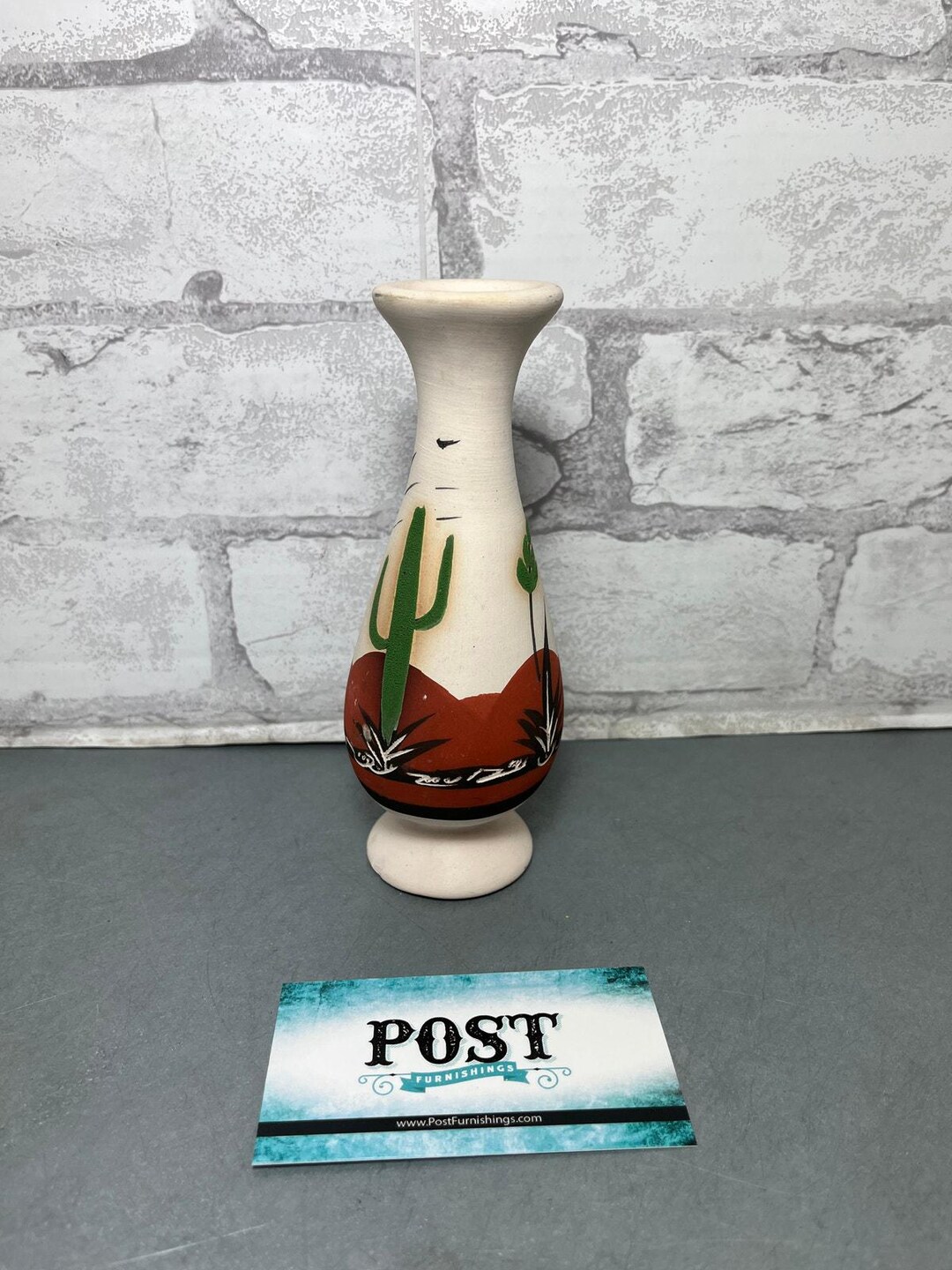 Vintage Native Hand Painted Pottery Vase - Etsy