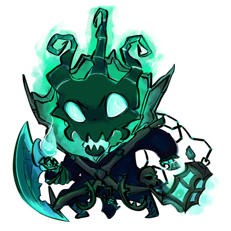 League of Legends Chibi Champion Stickers | Etsy