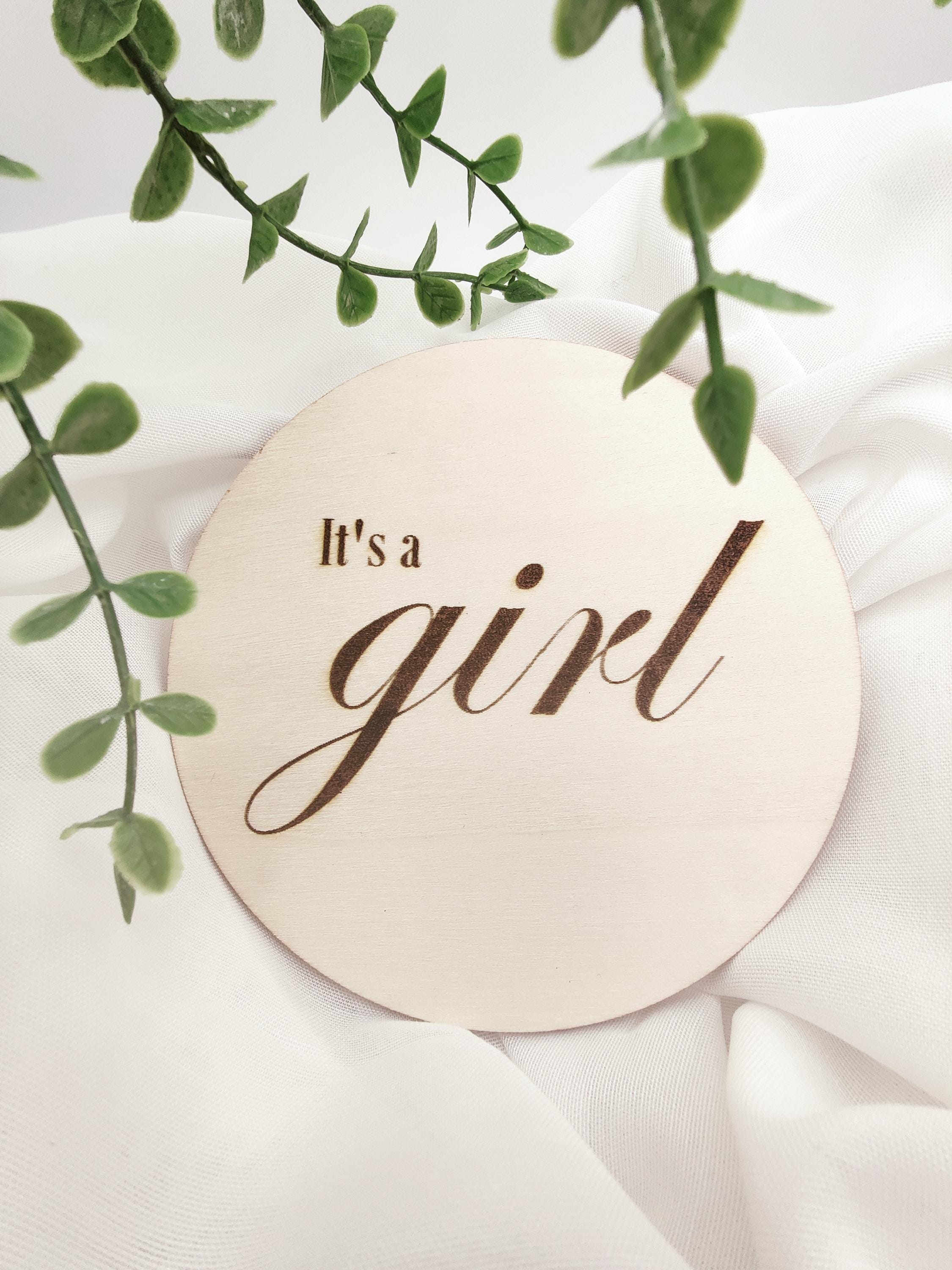 Baby Birth Stats Sign, Baby Announcement Picture Sign, Newborn Wood ...