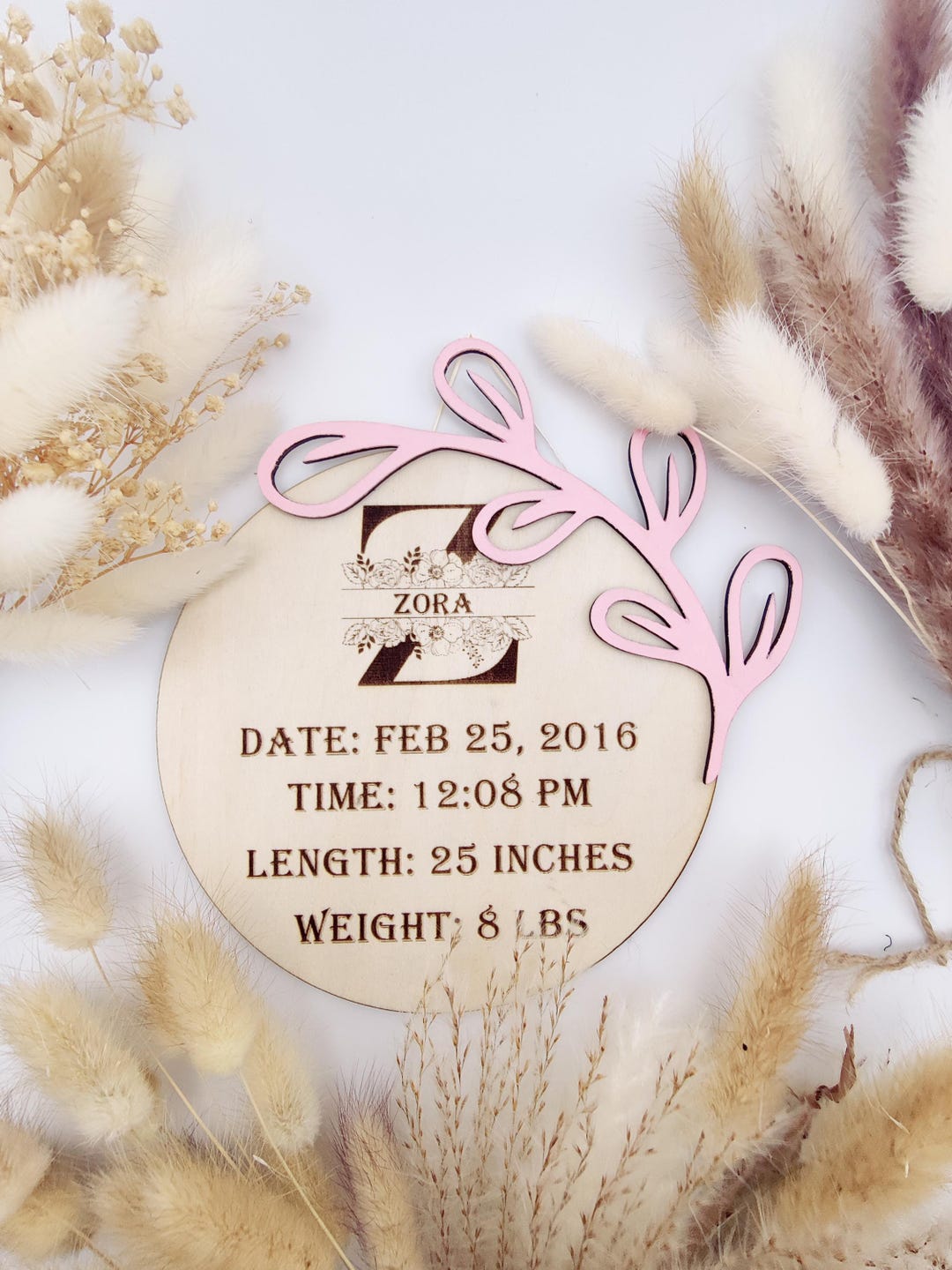 Baby Birth Stats Sign, Baby Name Sign, Newborn Name Wood Sign, Baby ...