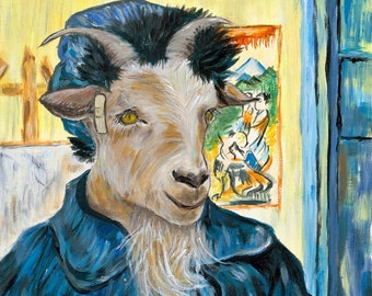 Vincent Van Goat - Etsy