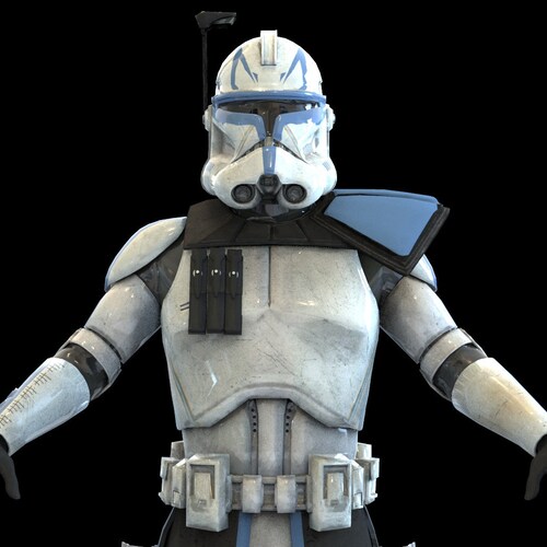 Captain Rex Phase 2 Wearable Armor Helmet and Jetpack 3D - Etsy