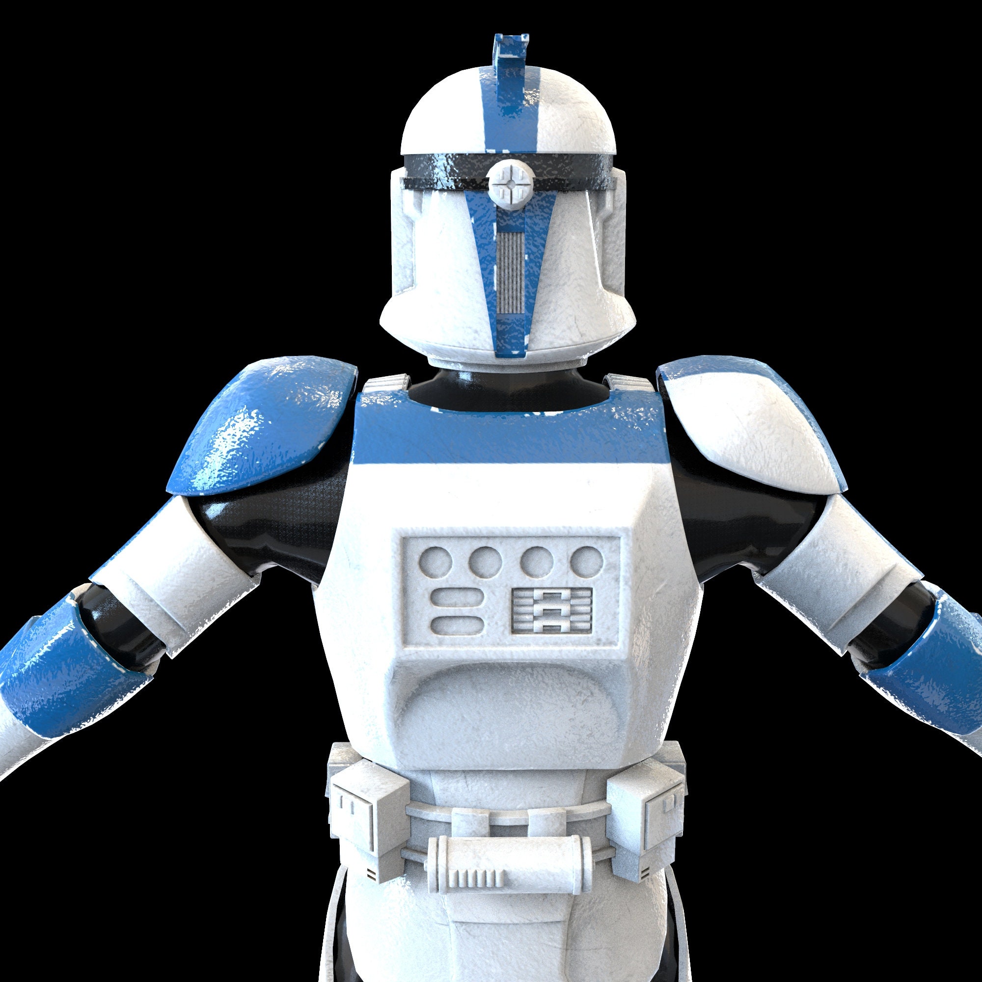 Clone Trooper Phase 1 Wearable Armor 3D Model STL - Etsy