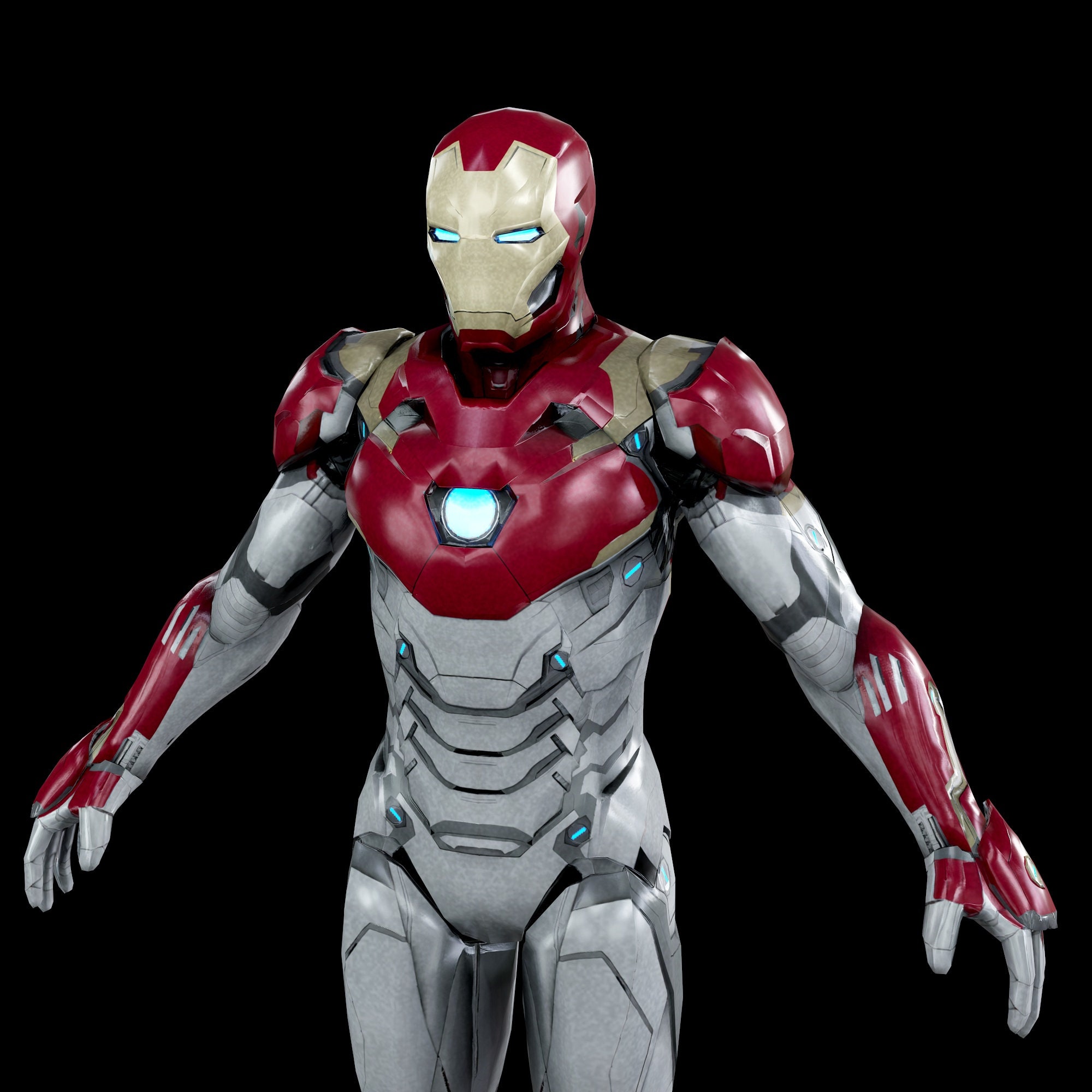 Iron Man Mark 47 Full Wearable Armor 3D Model STL - Etsy