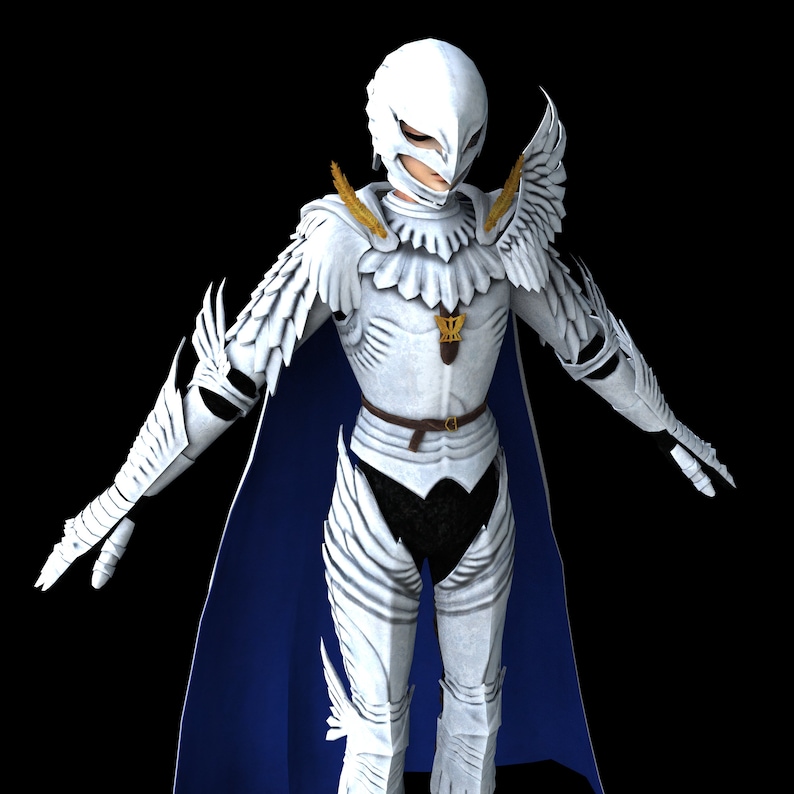 Berserker Griffith Full Body Armor With Sword Wearable 3D - Etsy