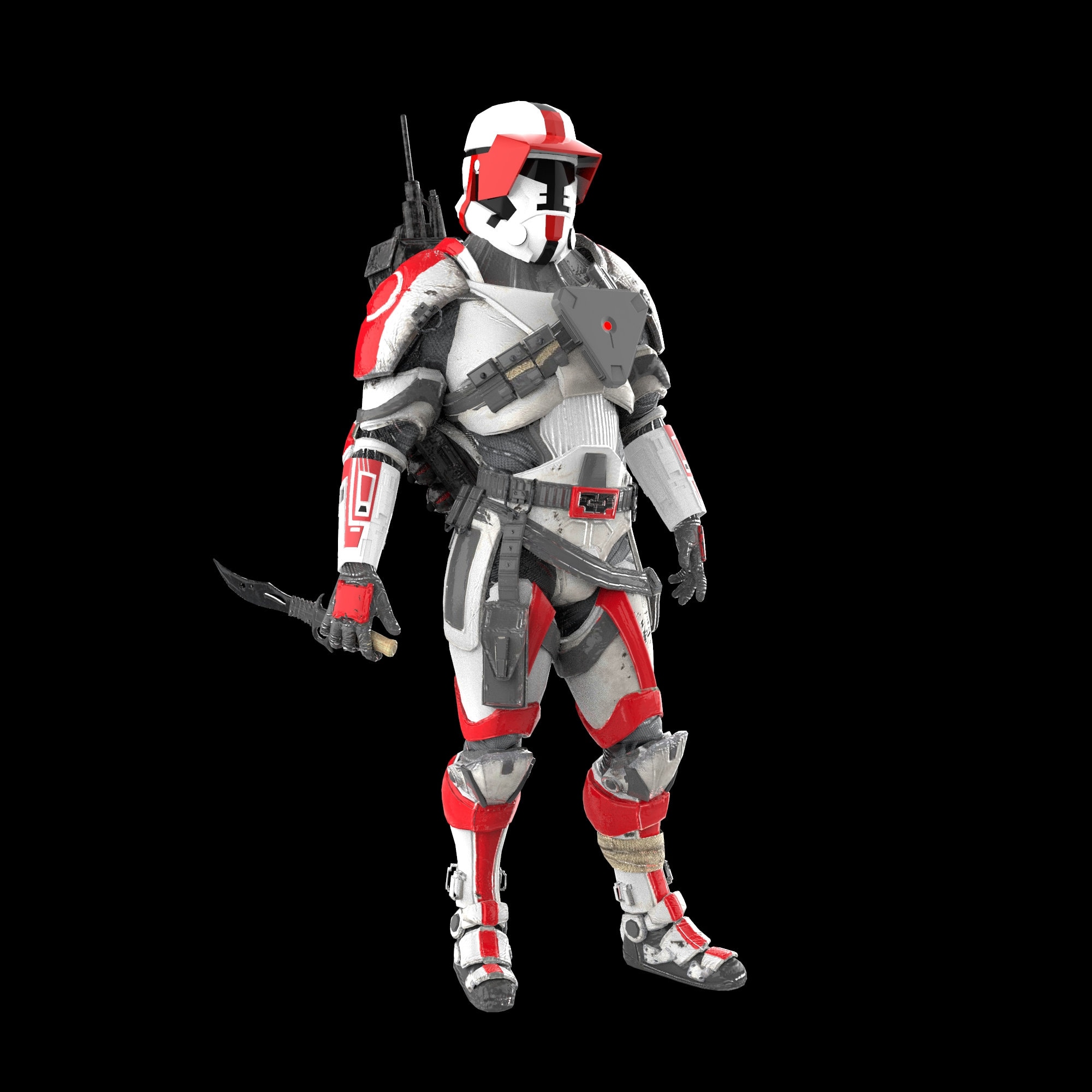 SW Old Republic Havoc Squad Trooper Wearable Armor 3D Model | Etsy