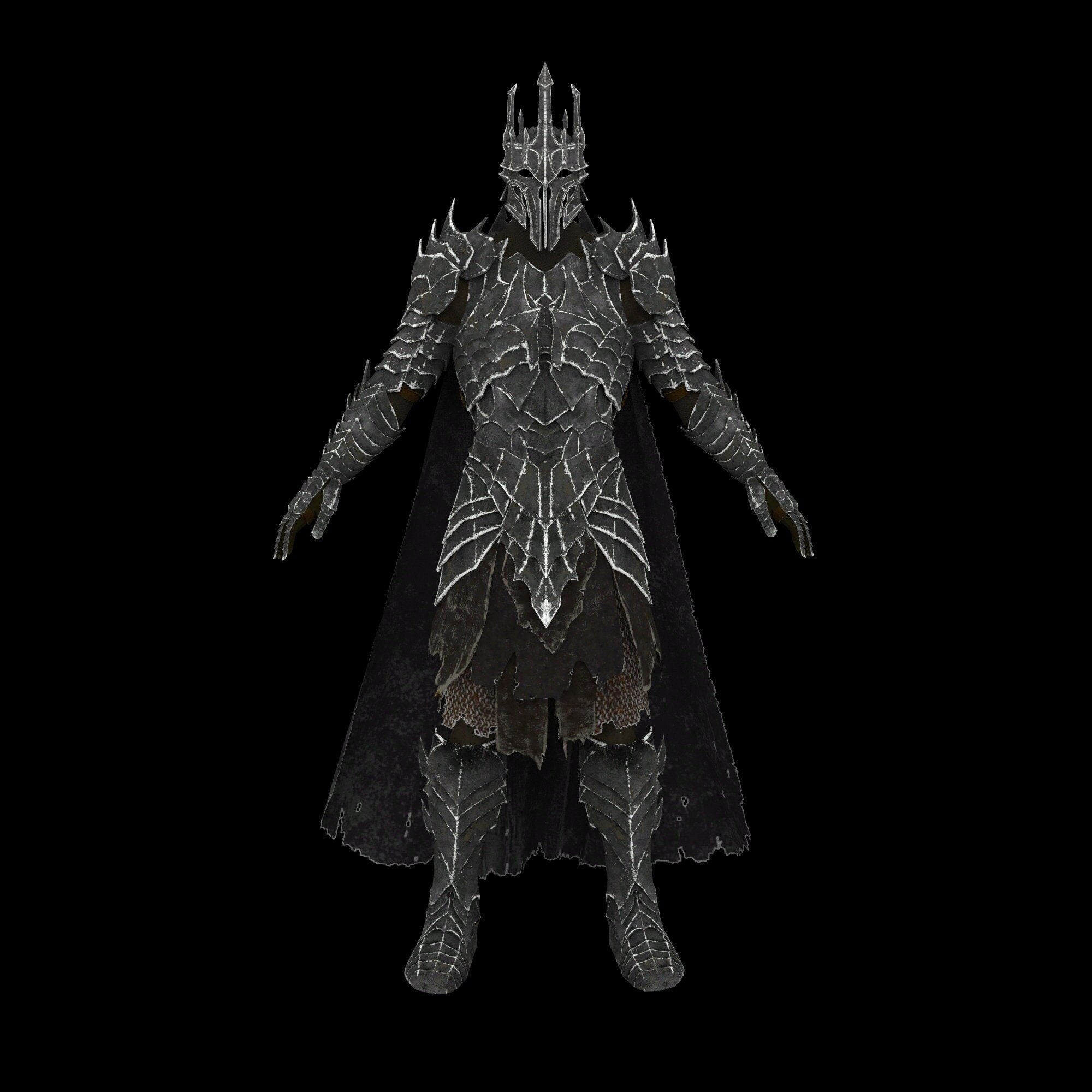 The Dark Lord Sauron Full Body Armor 3D Model STL - Etsy India