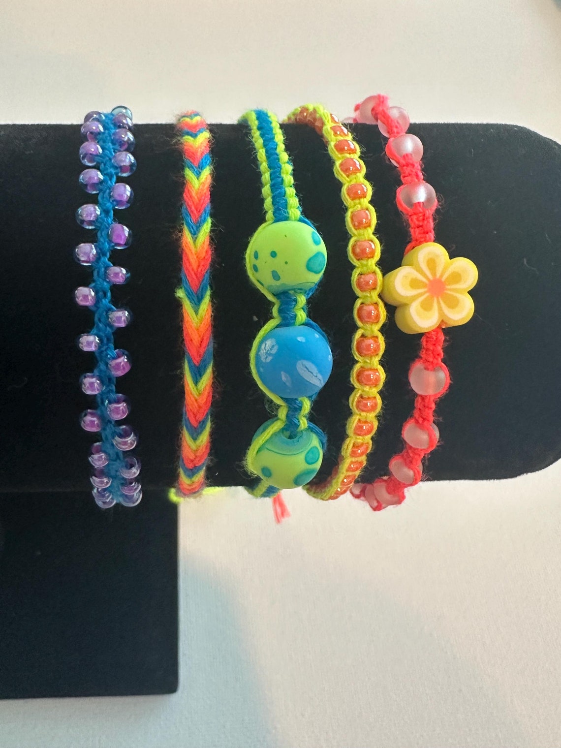 Neon Bracelets (pack of 5) - Etsy