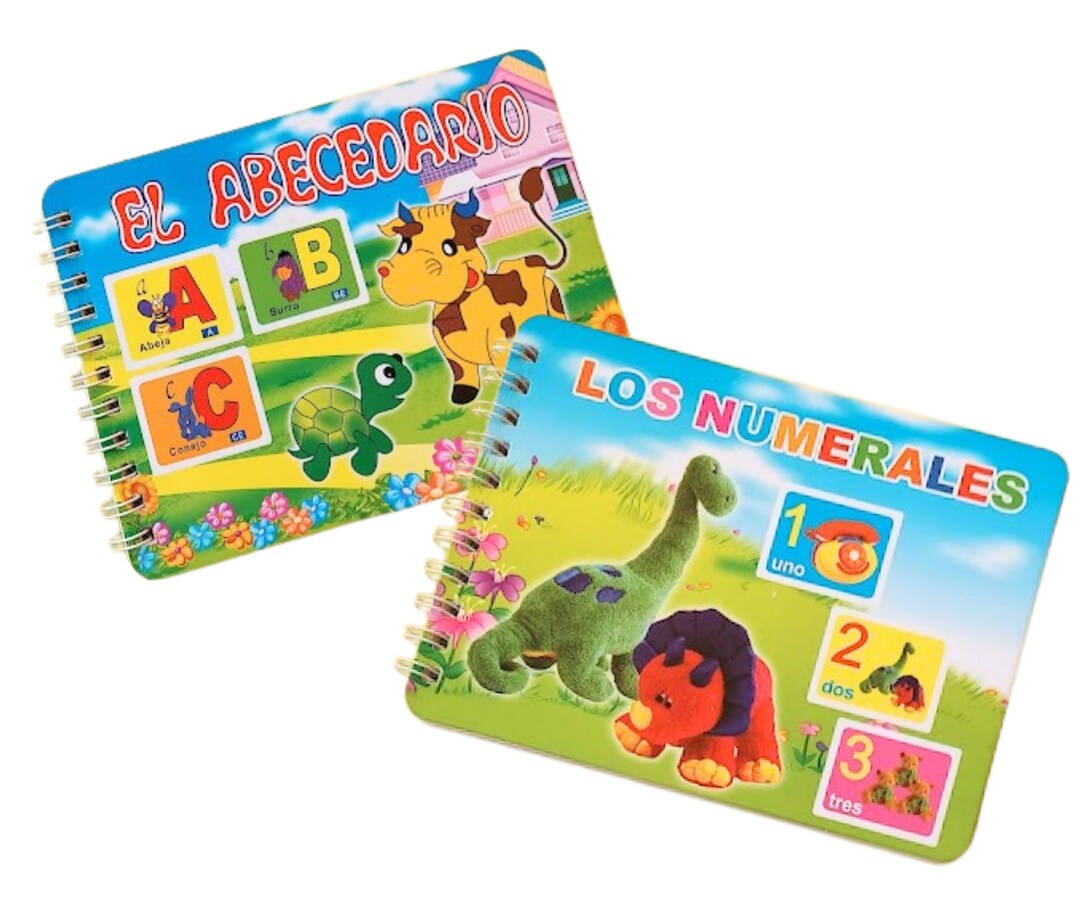Spanish ABC and Number Board Books (set of Two Books) - Etsy