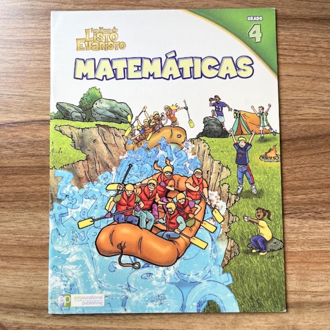 Spanish Mathematics Workbook | Fourth Grade - Etsy