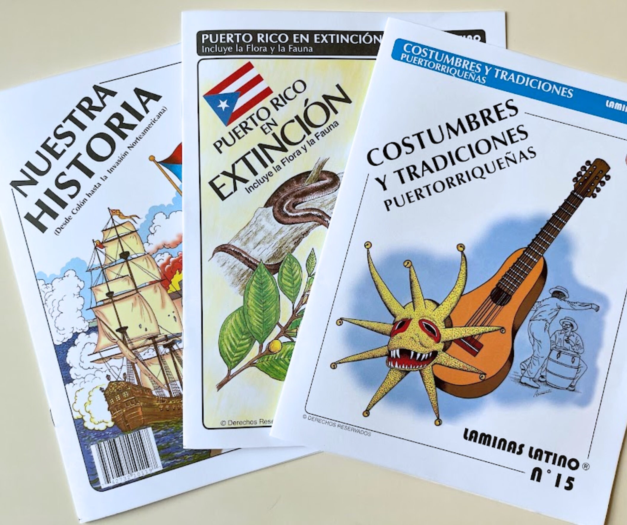 Costumbres Y Tradiciones De Puerto Rico Folletos Ilustrados Sobre
