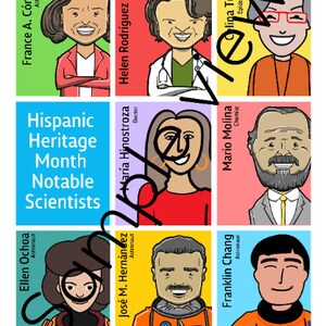 Hispanic Heritage Month 8 Colorful Postersdigital Download - Etsy