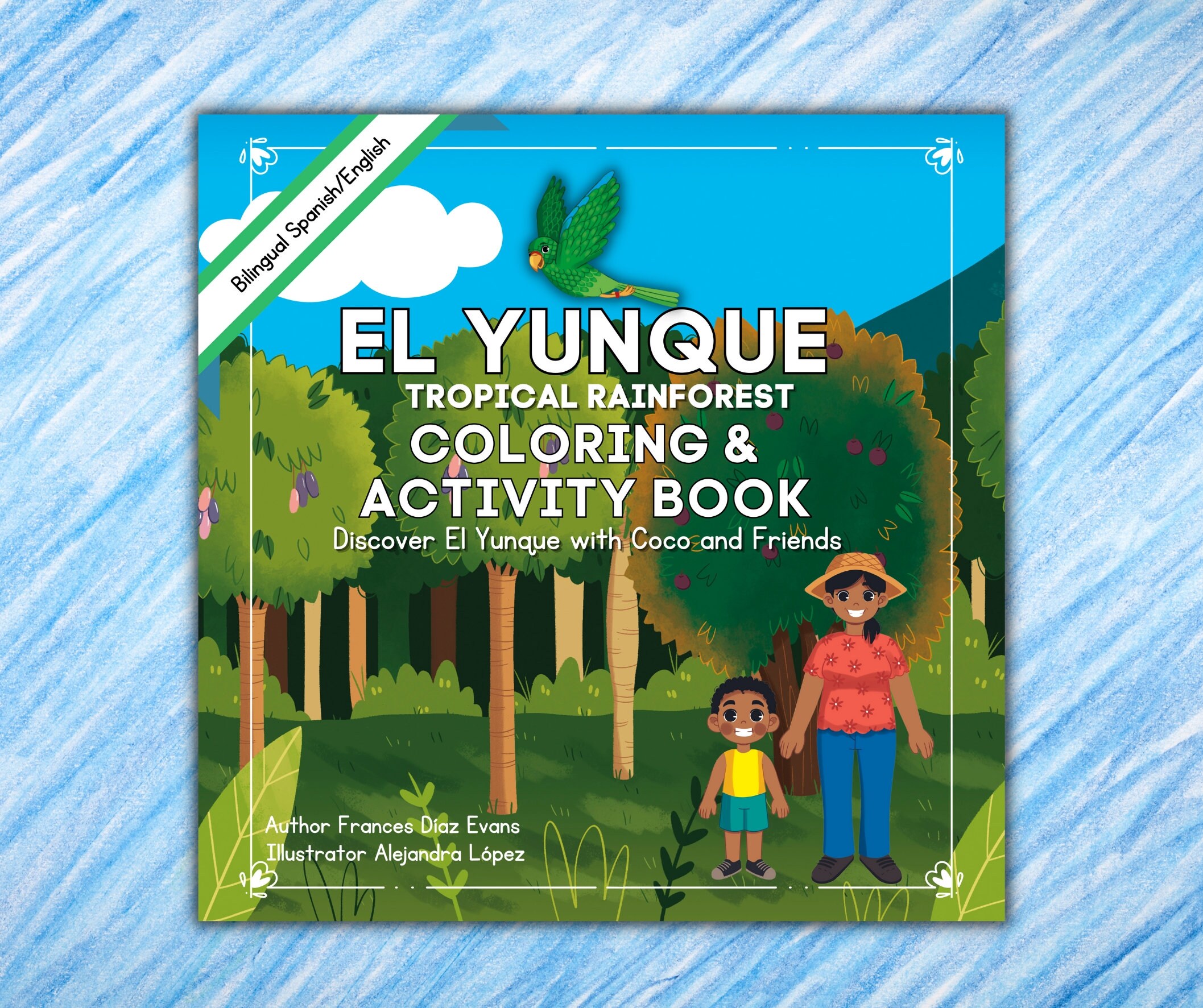 El Yunque Tropical Rainforest Bilingual Coloring & Activity Book - Etsy