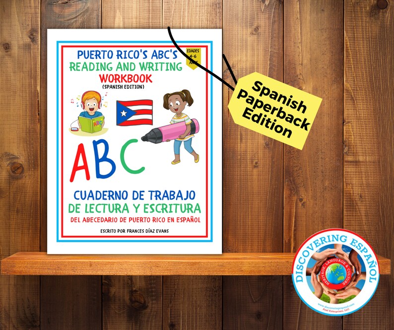 Puerto Rico Abcs Reading and Writing Workbook - Etsy