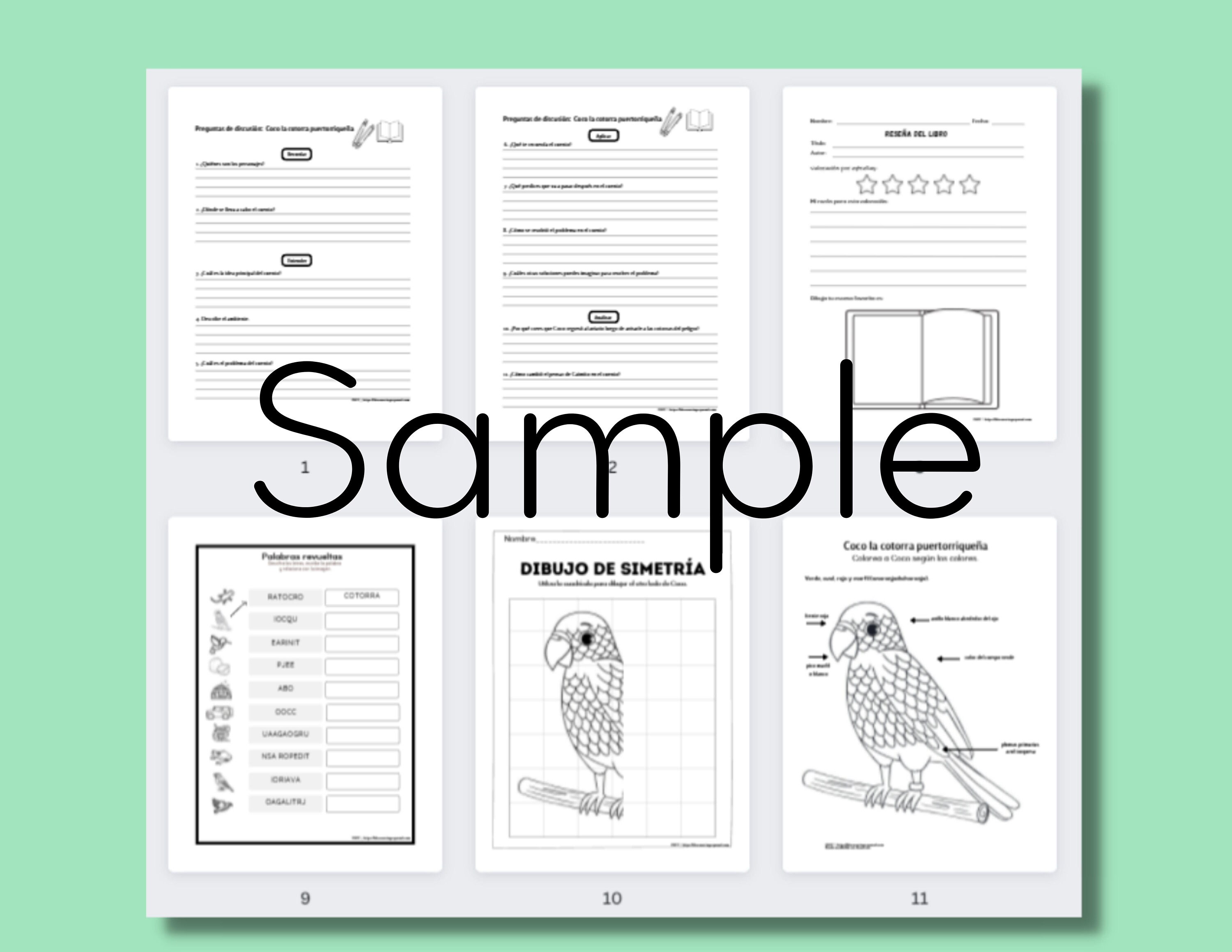 Puerto Rico's Rainforest Animals Bundle Grades K 2 - Etsy