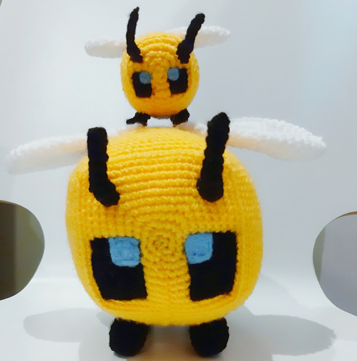Minecraft Bee Crochet Pattern Amigurumi Bee Minecraft Plush - Etsy México