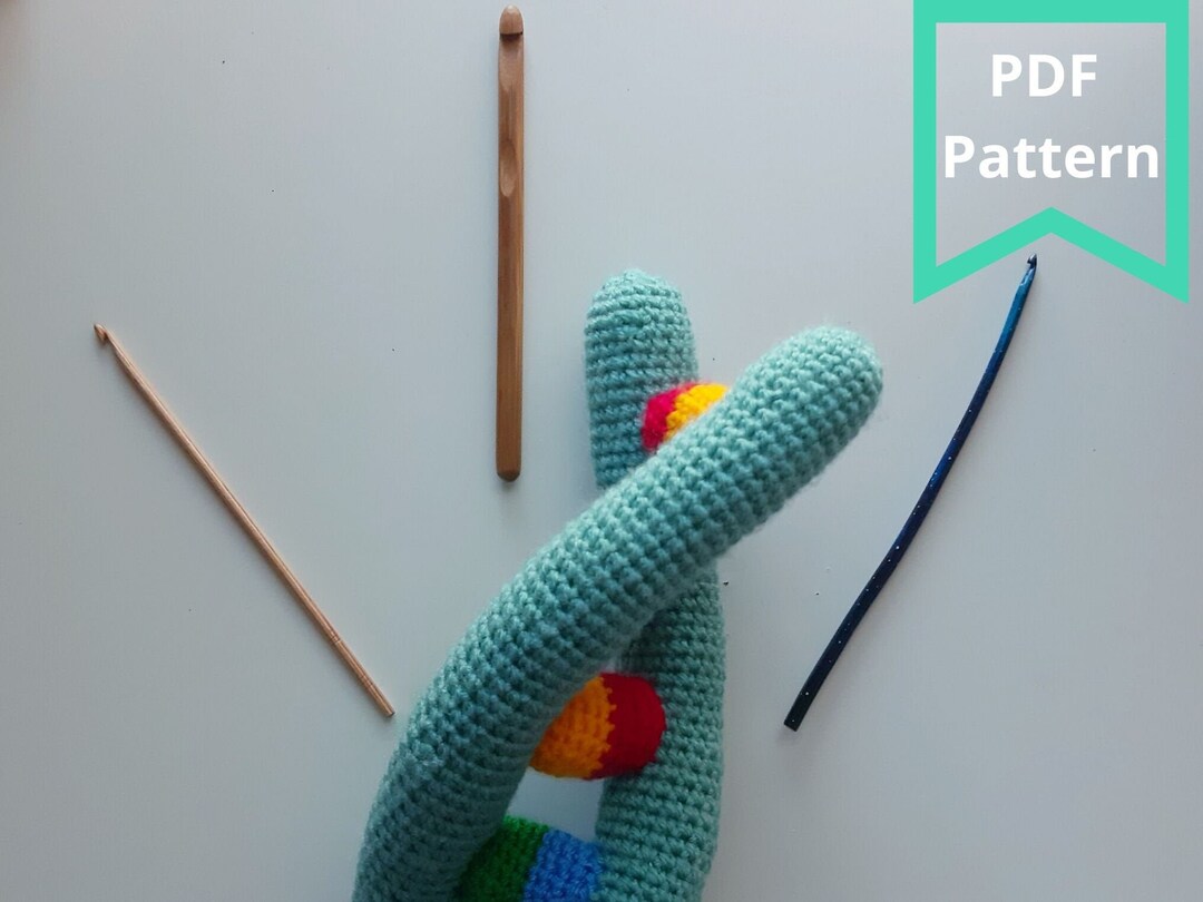 Amigurumi DNA Pattern, DNA Crochet Plushie, Biology - Cuddly DNA ...