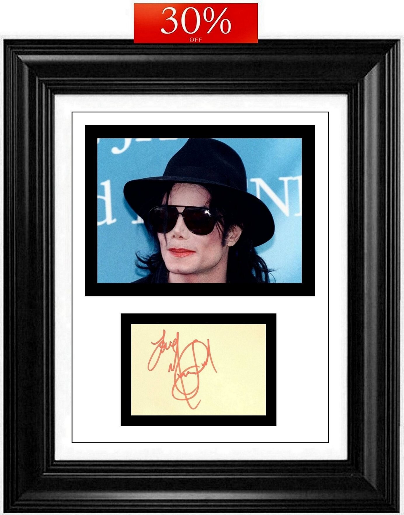 Michael Jackson 1958-2009 Music Legend Genuine Hand Signed Autograph ...
