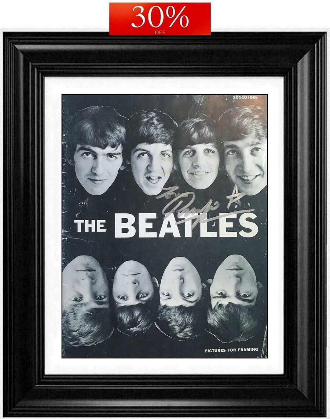 Ringo Starr the Beatles Legend Genuine Hand Signed Autograph COA - Etsy