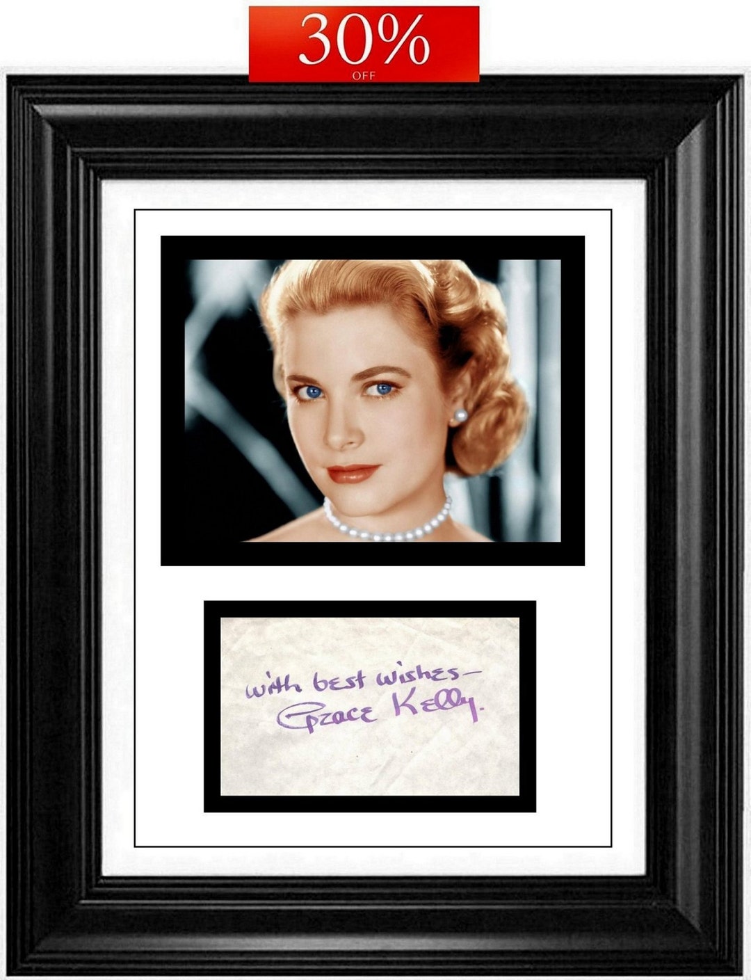 Grace Kelly (1929-1982) - Movie Legend - Genuine Hand Signed Autograph ...