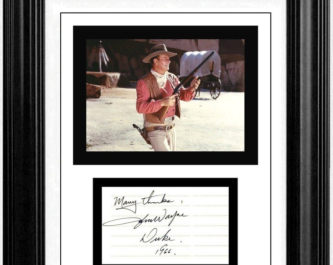 John Wayne (1907-1979) - Movie Legend - Genuine Hand Signed Autograph ...