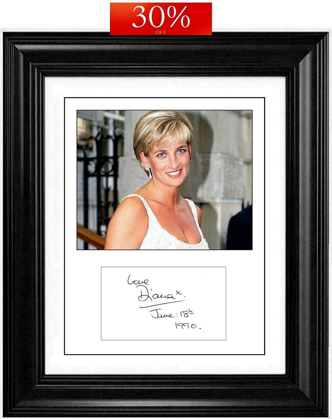 Princess Diana 1961-1997 Royalty Genuine Hand Signed Autograph COA - Etsy