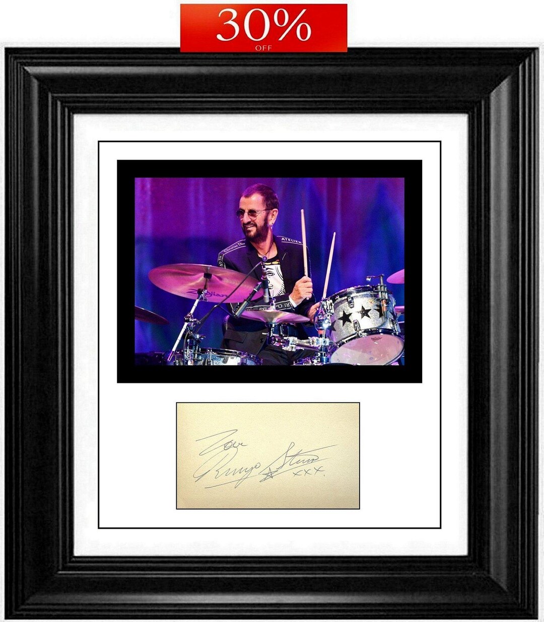 Ringo Starr - the Beatles Legend - Genuine Hand Signed Autograph + COA ...