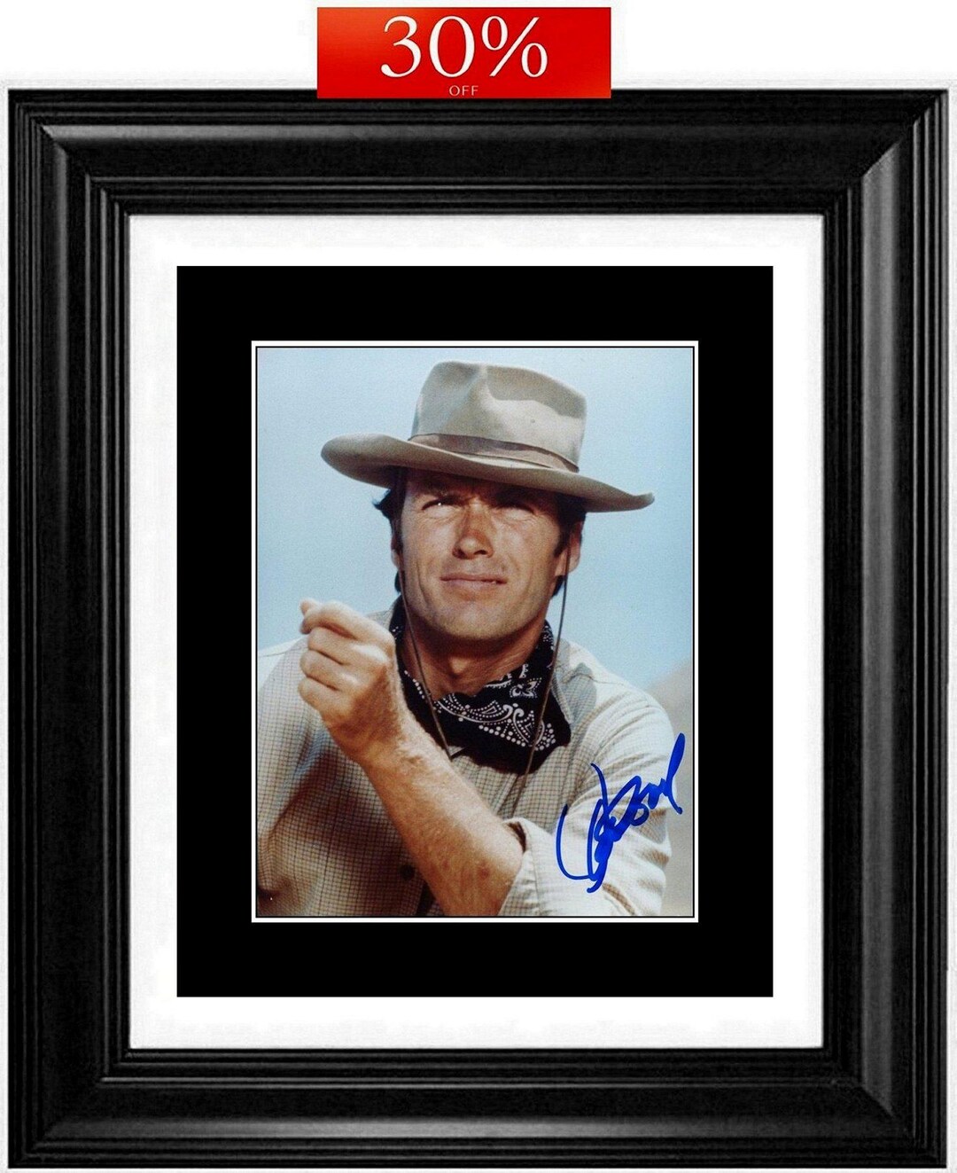 Clint Eastwood - Movie Legend - Genuine Hand Signed Autograph + COA - Etsy