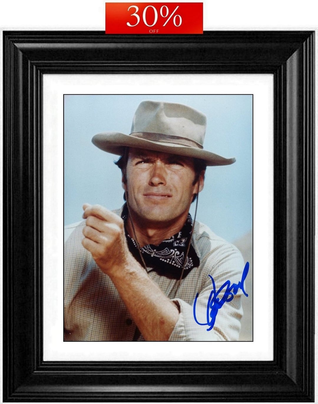 Clint Eastwood Movie Legend Genuine Hand Signed Autograph COA - Etsy