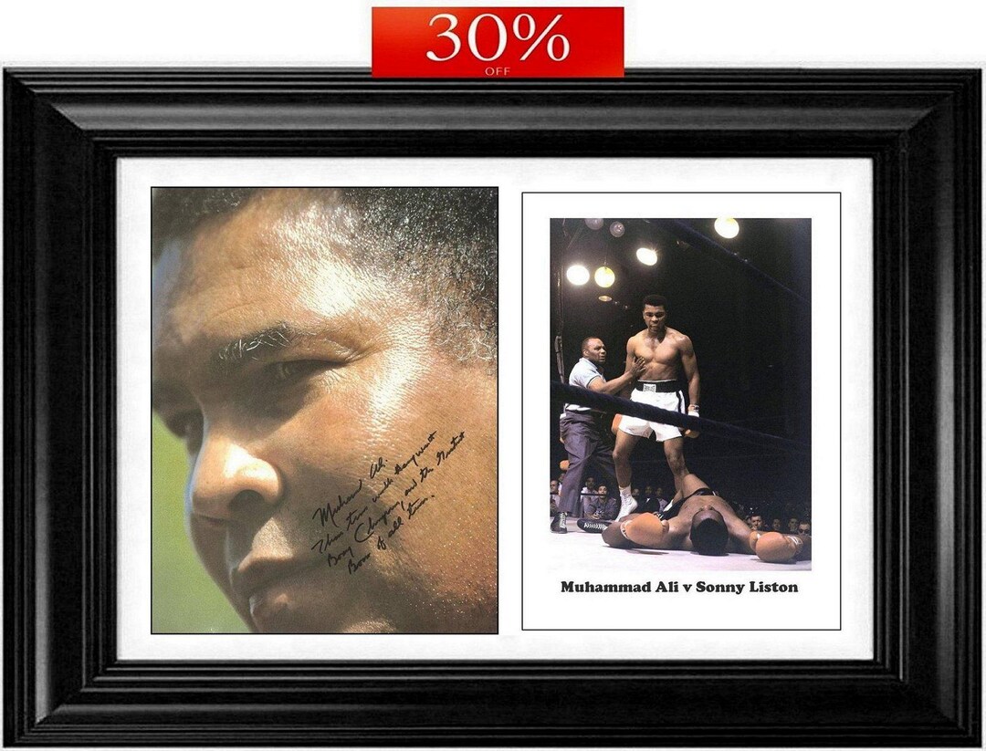 Muhammad Ali (1942-2016) - Heavyweight Boxing Legend - Genuine Signed ...