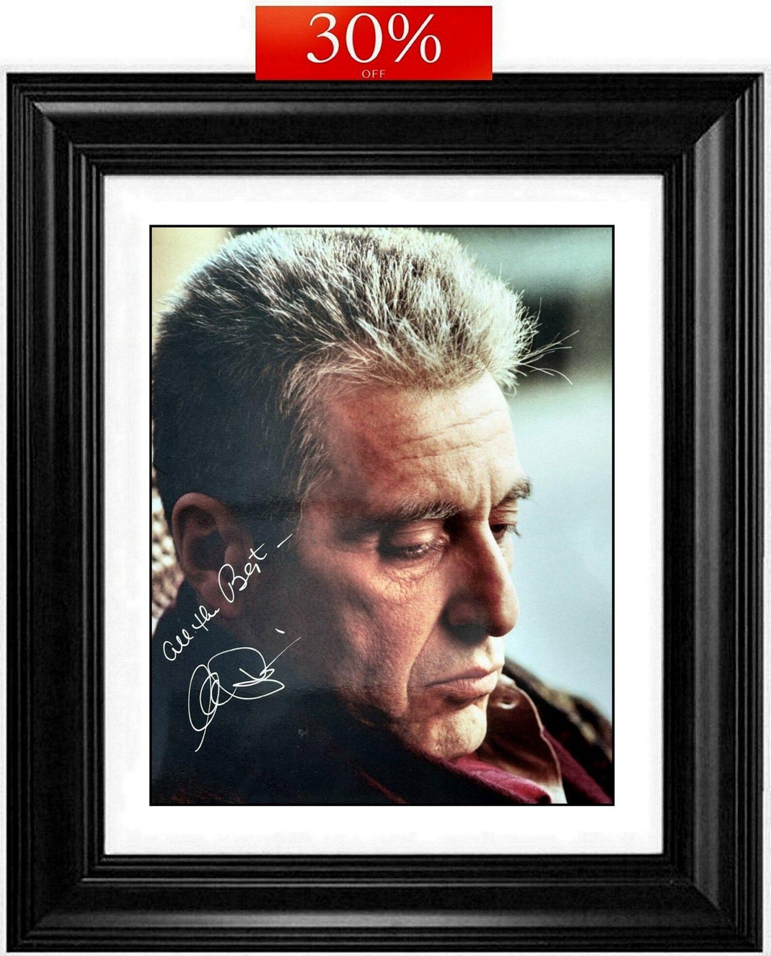 Al Pacino - the Godfather - Movie Legend - Genuine Hand Signed ...