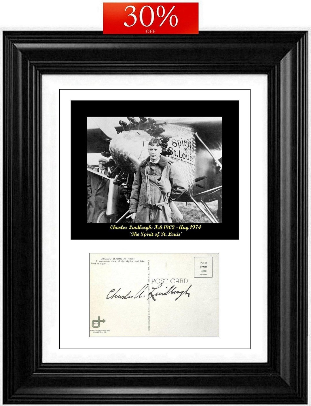 Charles Lindbergh (1902-1974) - Legend of Aviation - Spirit of St Louis ...