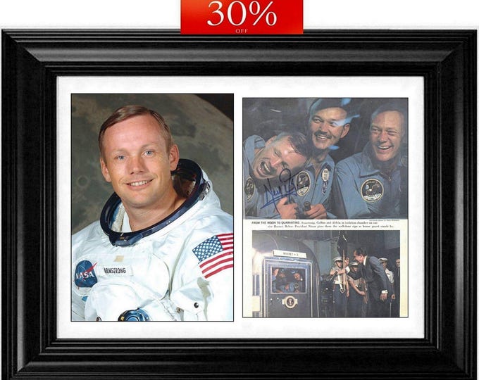 Apollo 11 - Neil Armstrong (1930-2012) - Genuine Hand Signed Autograph ...