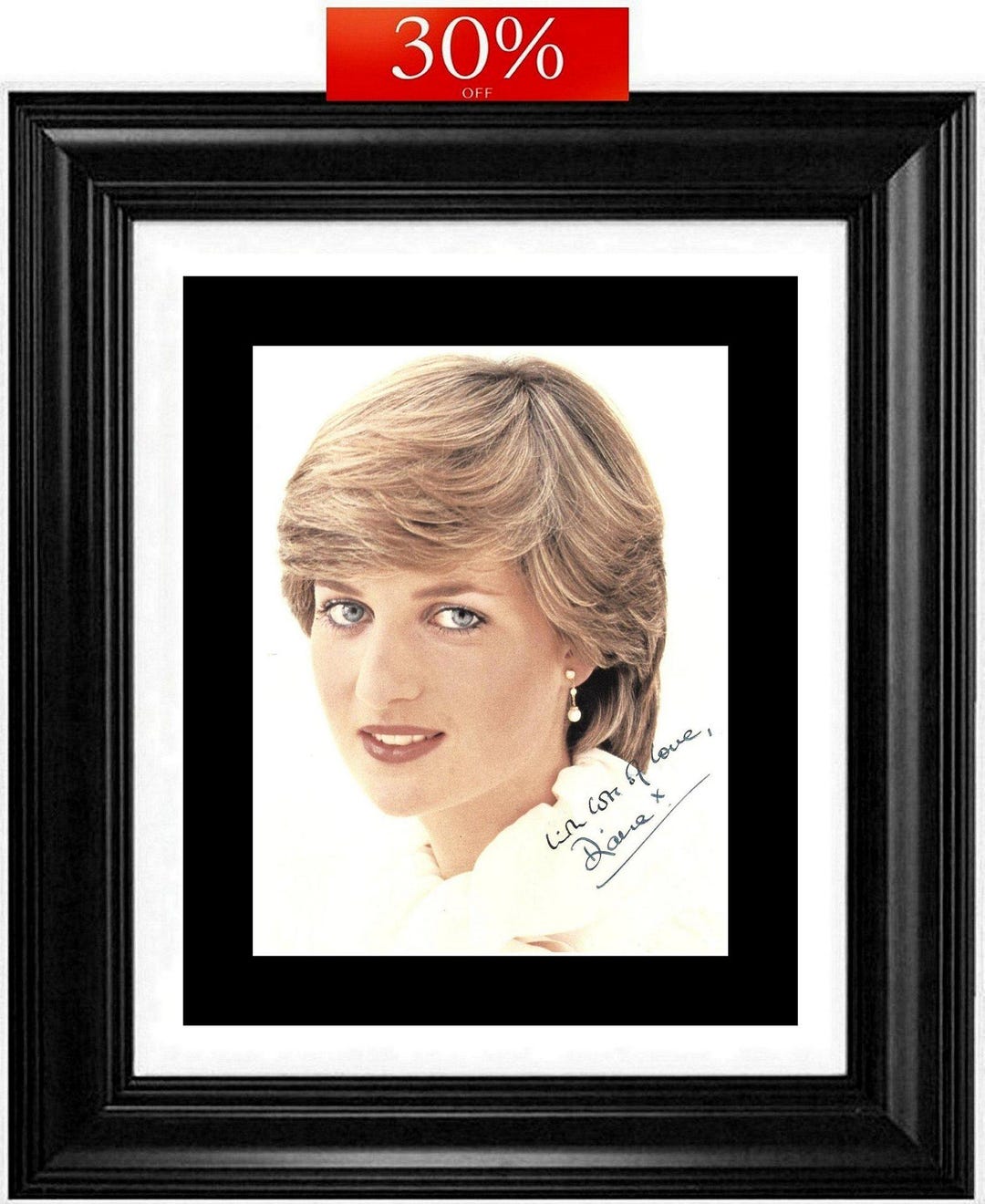 Princess Diana (1961-1997) - Royalty - Genuine Hand Signed Autograph ...