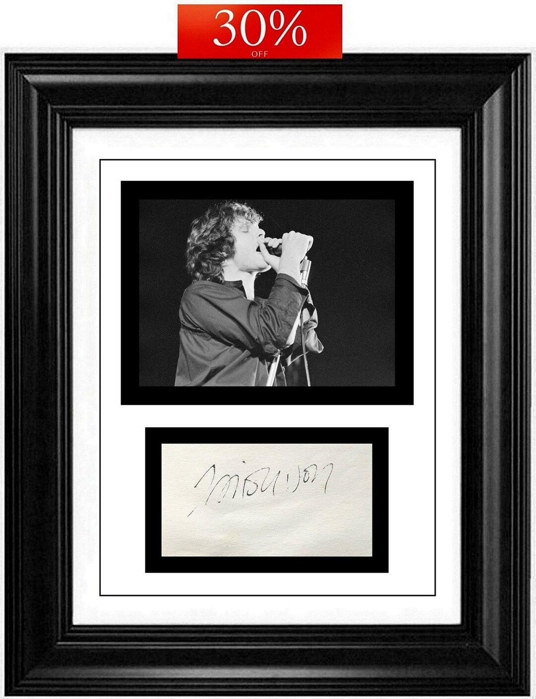 The Doors Jim Morrison 1943-1971 Rock Legend Genuine Signed Autograph ...