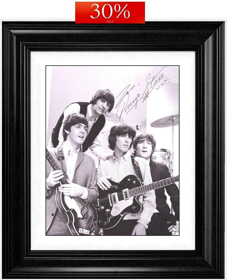 Ringo Starr - the Beatles Legend - Genuine Hand Signed Autograph + COA ...